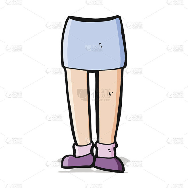 卡通的腿