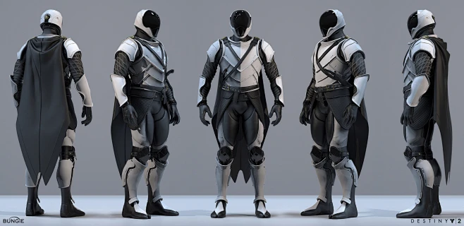 Destiny 2 IO "Gensym Knight" Hunter Gear, Roderick Weise : Concept ...