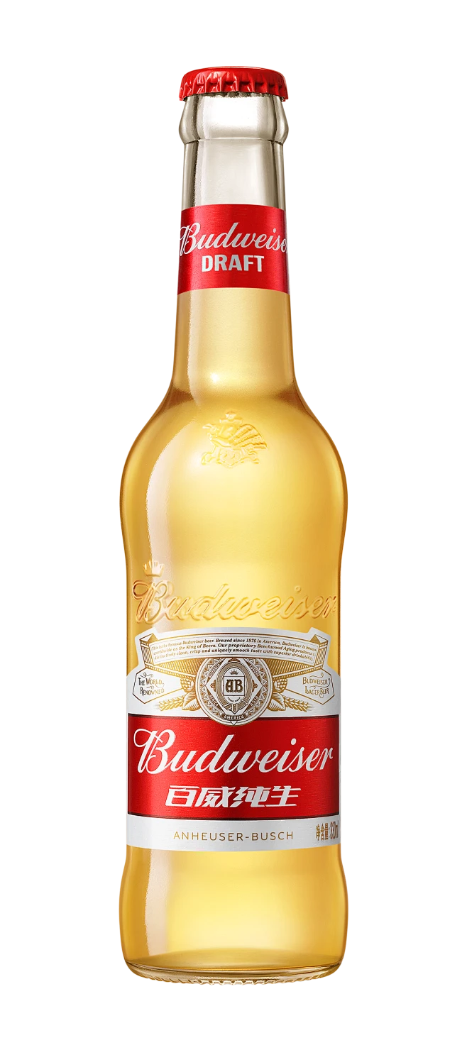 19百威纯生-小瓶330-无水-花瓣网