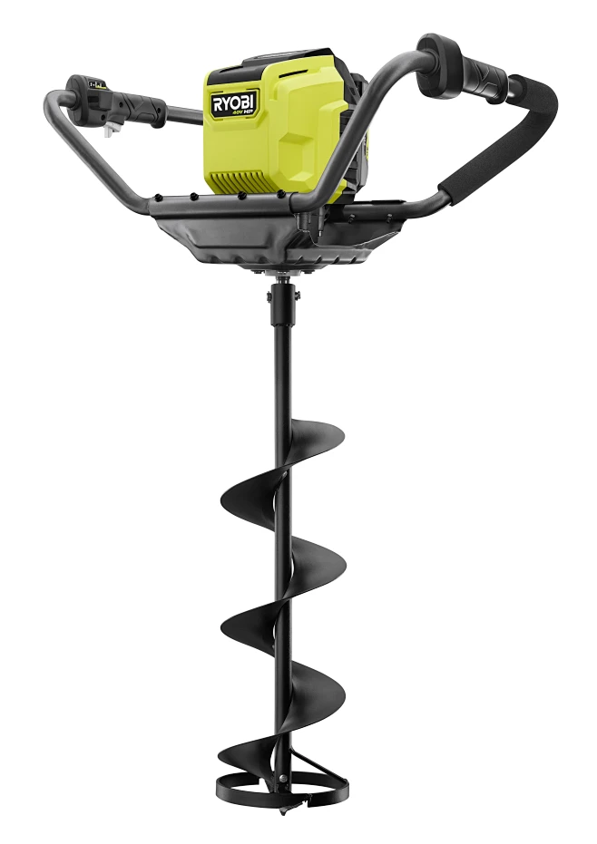 40V HP BRUSHLESS 8" EARTH AUGER KIT - RYOBI Tools : 40V HP BRUSHLESS 8 ...