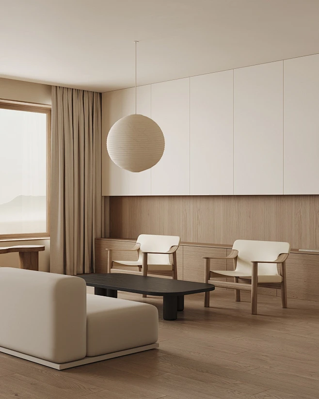 【新提醒】原木风简约空间设计 干净温馨！-室内设计-拓者设计吧-花瓣网