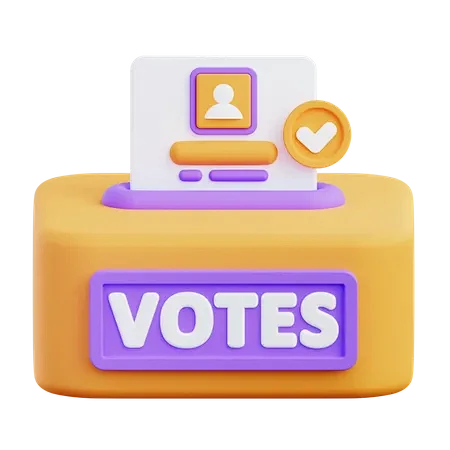 Voting Machine 3D Icon-花瓣网