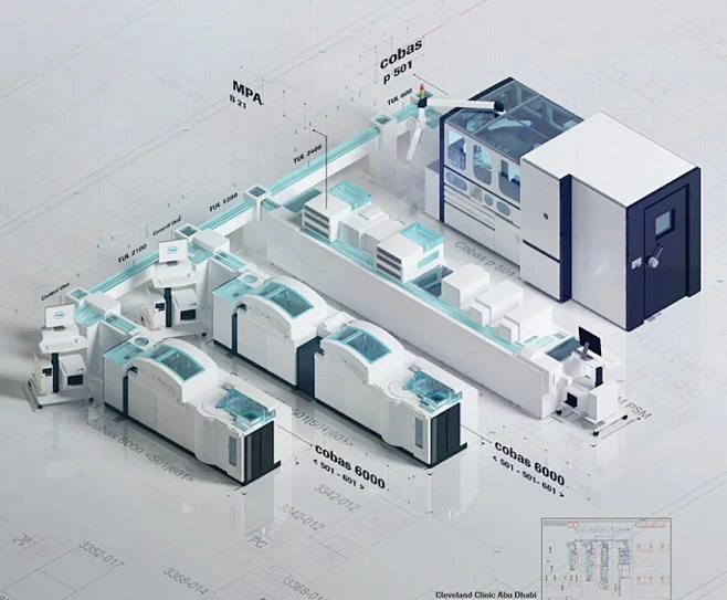 Roche Days Total Lab Automation in 3D 10-花瓣网