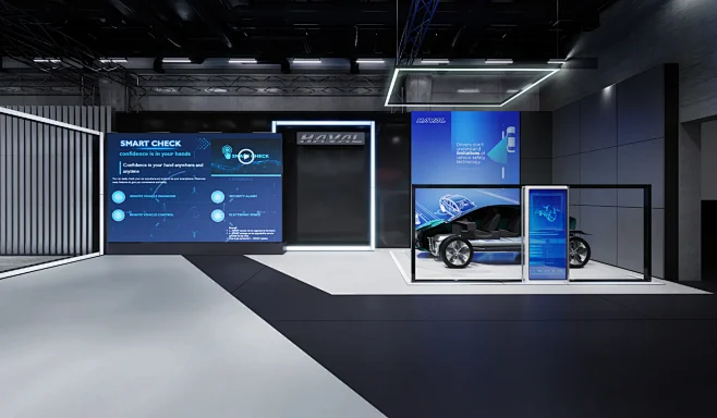 Auto Expo auto show booth great wall haval Motor show pavilion design ...