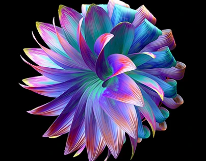 Floral Fluid : Samsung India commissioned me to illustrate abstract ...
