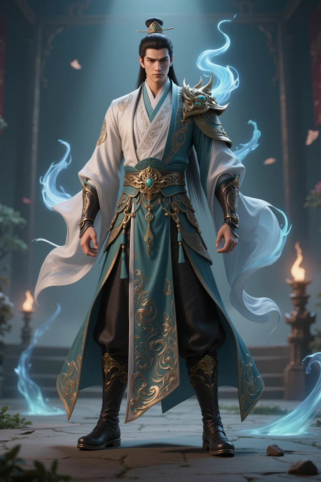 【修仙国漫必备】-小说推文男性角色-LoRA-星燃AI-LiblibAI-花瓣网