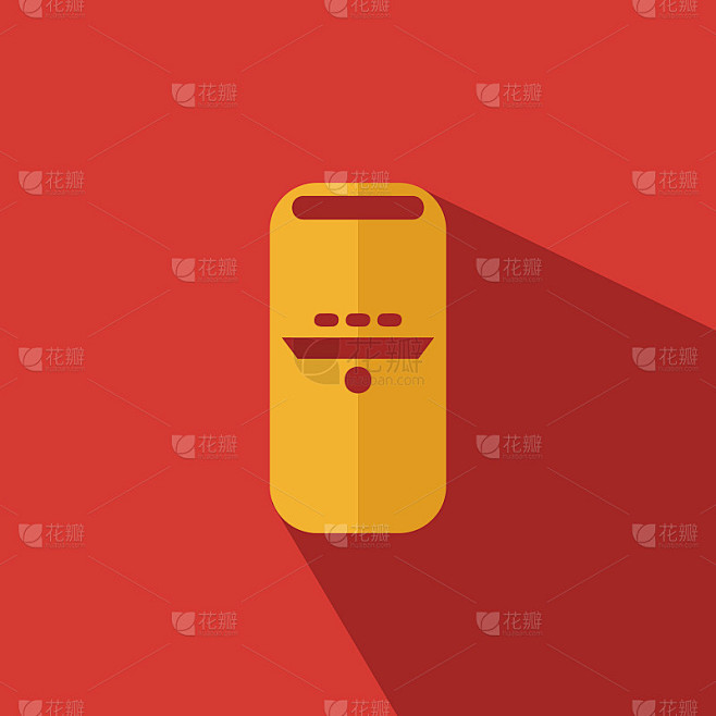 Computer case flat icon - Computer Cpu vector