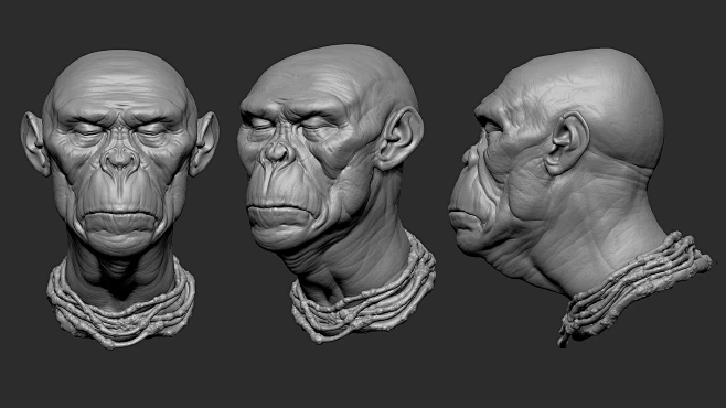 Sketching a humanoid head in ZBrush from scratch by Juan Novelletto ...