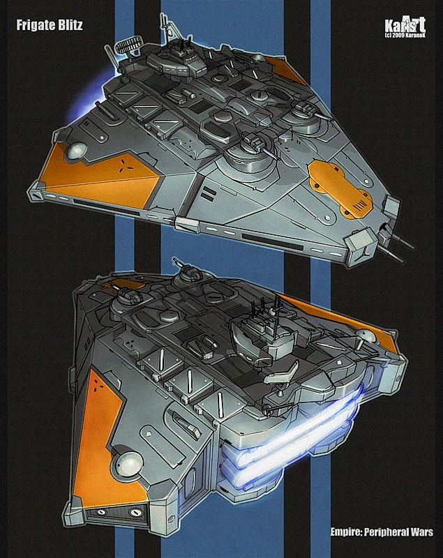 Frigate Blitz by *KaranaK on deviantART-花瓣网