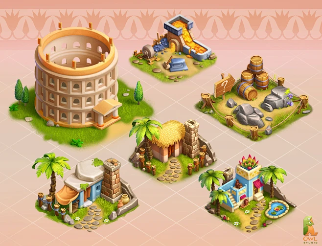 Game Objects for FORTUNE COOKIE-花瓣网