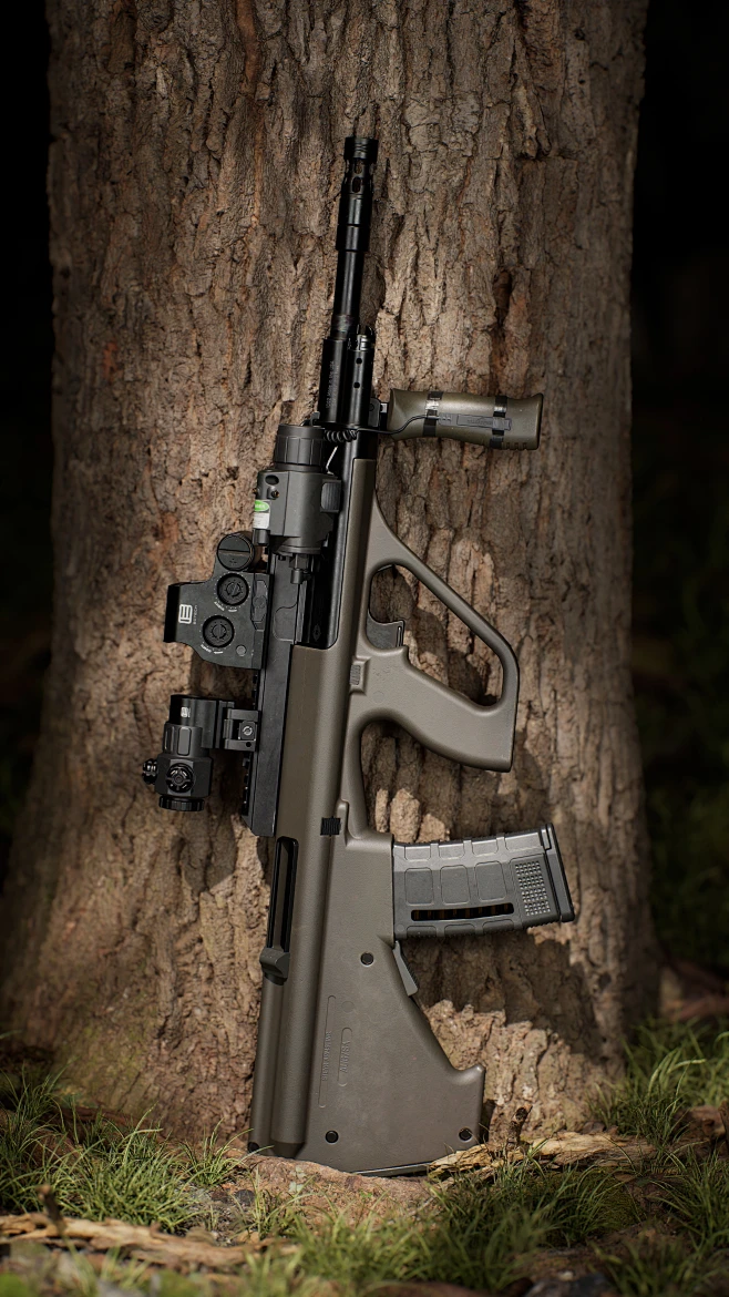 Steyr AUG A3-花瓣网