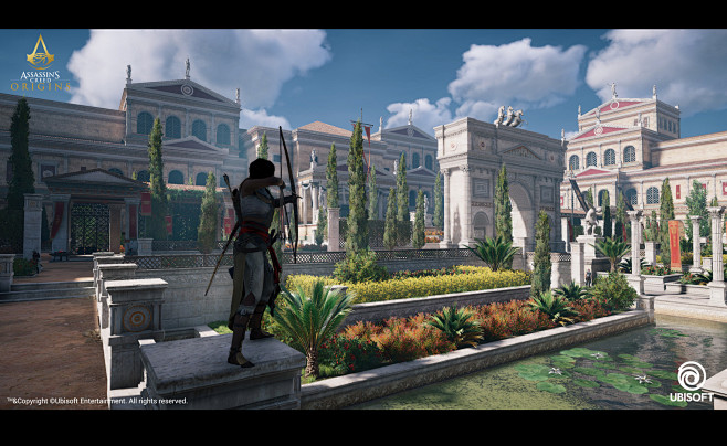 Assassin's Creed Origins lighting works_ Rome - The End of Caesar ...