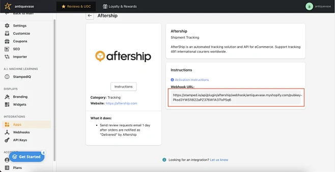 Integrate Stamped.io With AfterShip | AfterShip Tracking Help Center-花瓣网