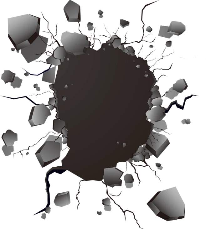 飞溅碎石悬浮石头假山岩石鹅卵石石块石免扣PNG免抠设计元素素材 -花瓣网