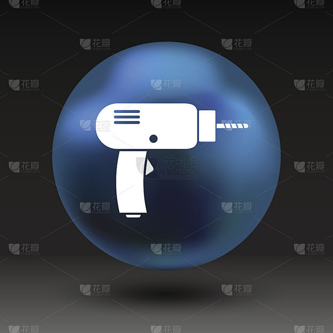 钻头图标电动工具矢量手符号手册