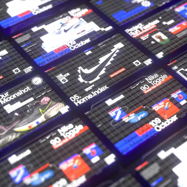 brand identity Keyvisual Nike-花瓣网