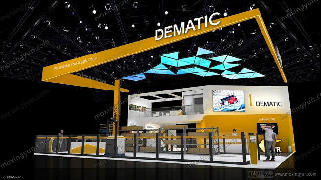 DEMATIC德马泰克展览展示展台模型展览模型-花瓣网