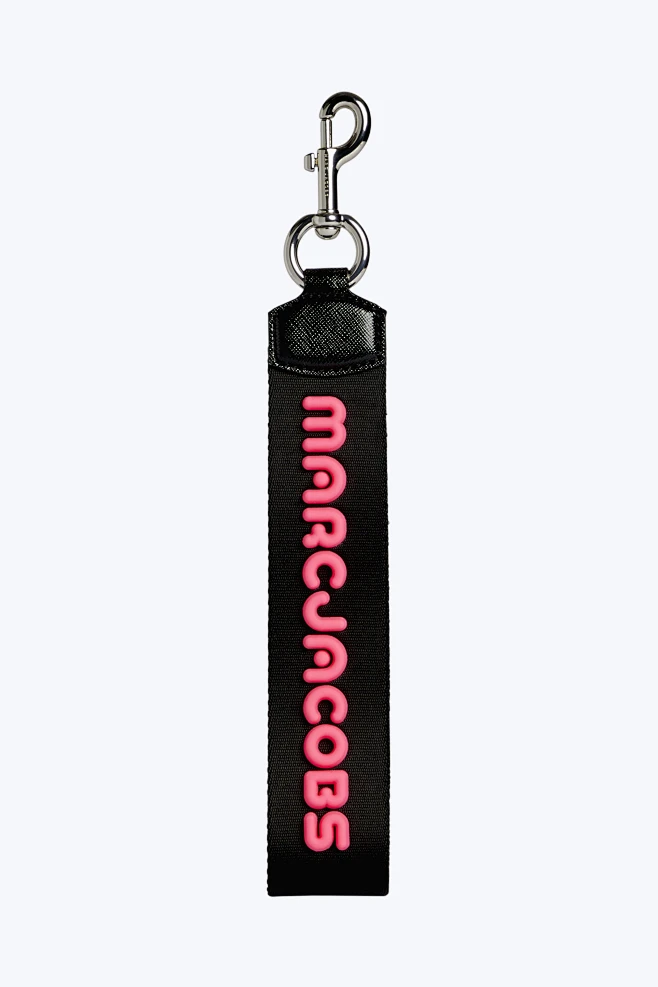 Marc Jacobs Black Webbing Charm Keychain | ModeSens-花瓣网