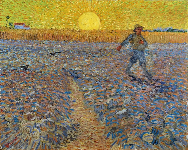 Sower with Setting Sun (after Millet), 1888
