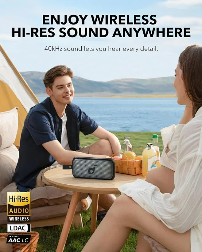Motion 300 Experience Hi-Res Sound Anytime, Anywhere Wireless Hi-Res Sound: Elevate your outdoor ...