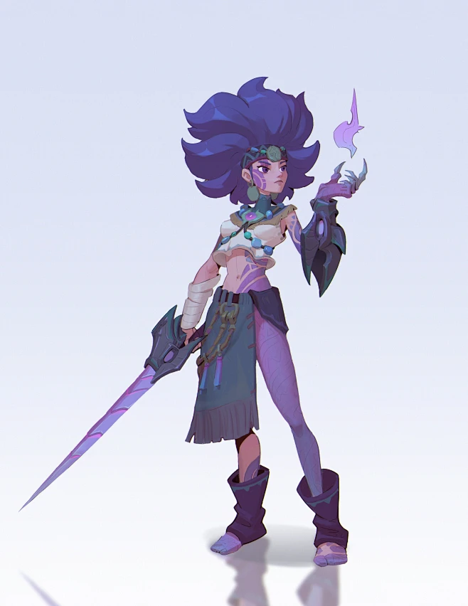 The Nun, PENPEN GAO : I tried to use the inverted all-seeing eye and the inverted cross shape to ...