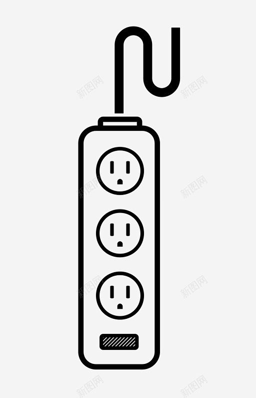 电源板充电电源线图标 UI图标 设计图片 免费下载 页面网页 平面电商 创意素材