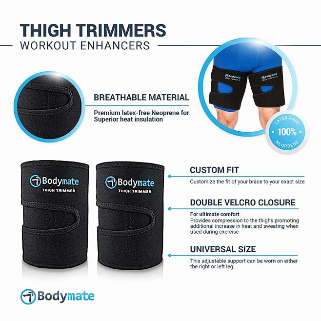 Amazon.com: BODYMATE Thigh Trimmers/Slimmers | Includes 2 Premium ...