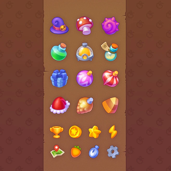 icons game Game Art 2D-花瓣网