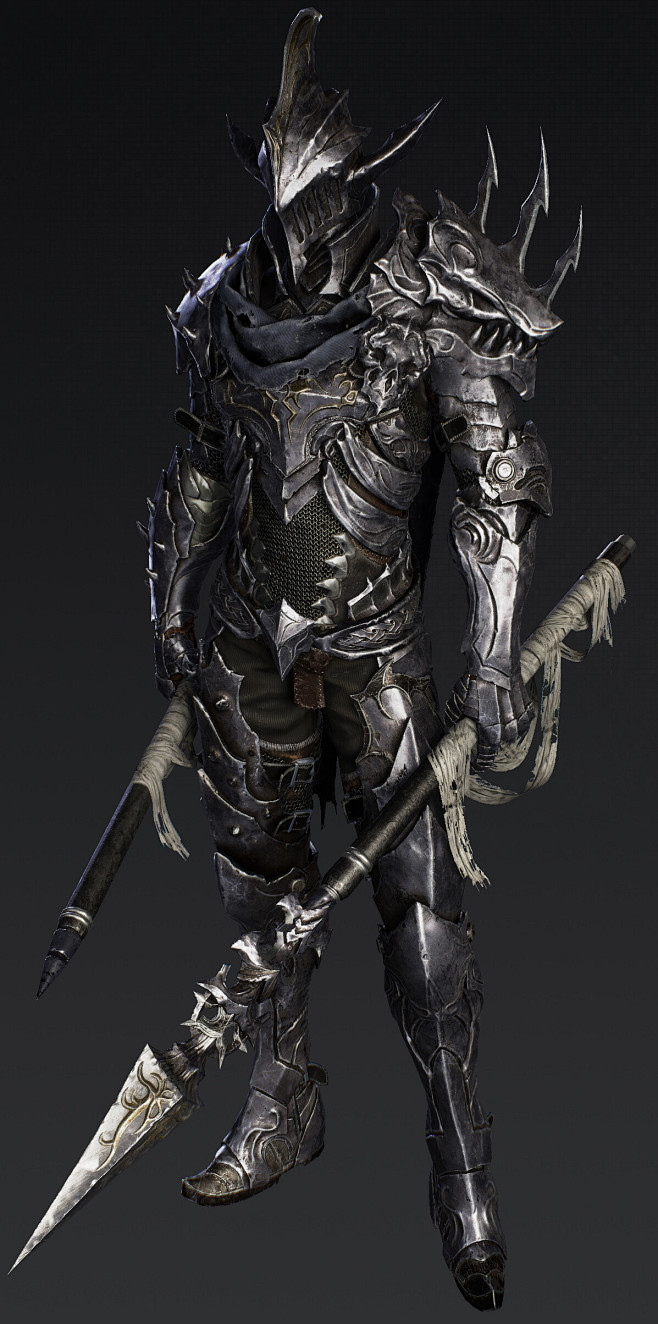 UE4 fantasy knight, kim donguk : original reference https://www ...