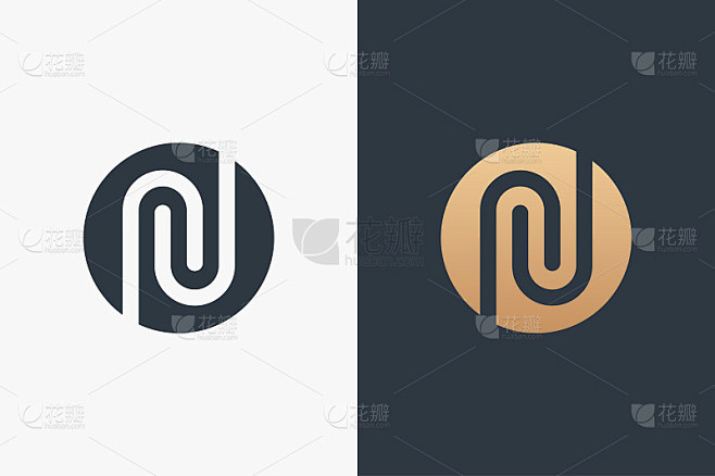 字母N标志模板设计矢量插图设计编辑可调整大小EPS 10