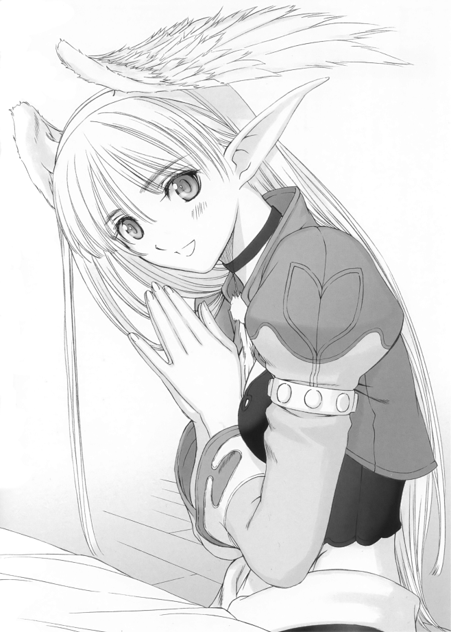 moe 89445 elf elwing monochrome shining_tears shining_world tony_taka