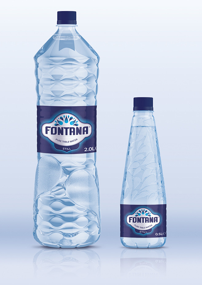 water table water sparkling glass bottle plastic Label logo natural ...