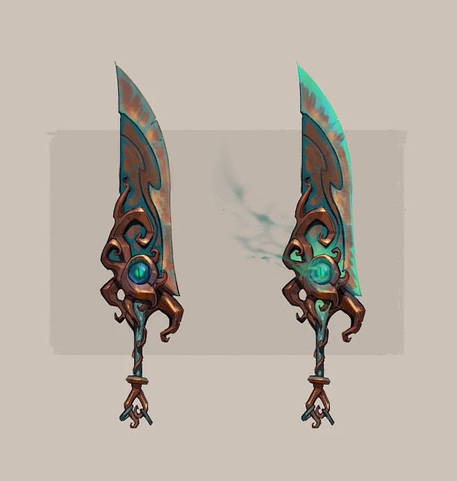 Hey, did this blade just ask me to feed it innocent souls? -花瓣网