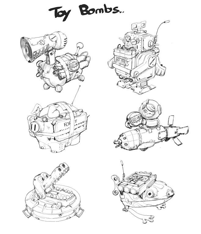 Toy bombs-花瓣网