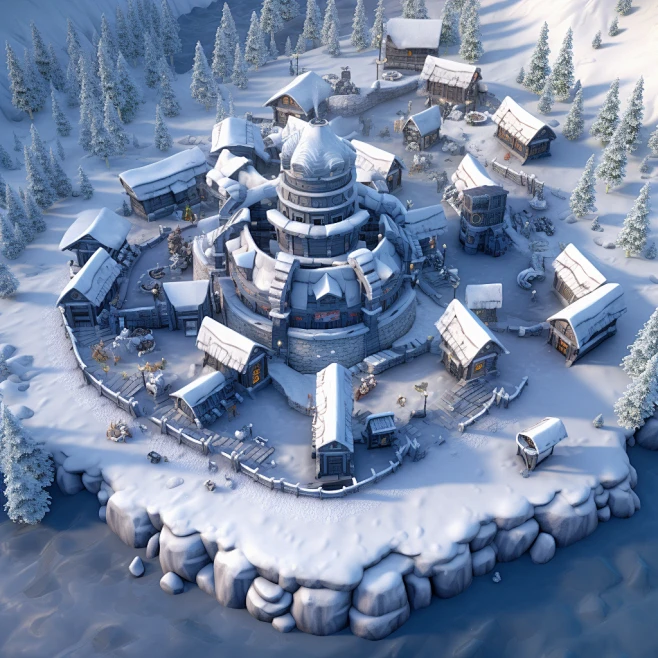 Northgard game style,Viking Civilization Architecture, Soldier ,sunny ...