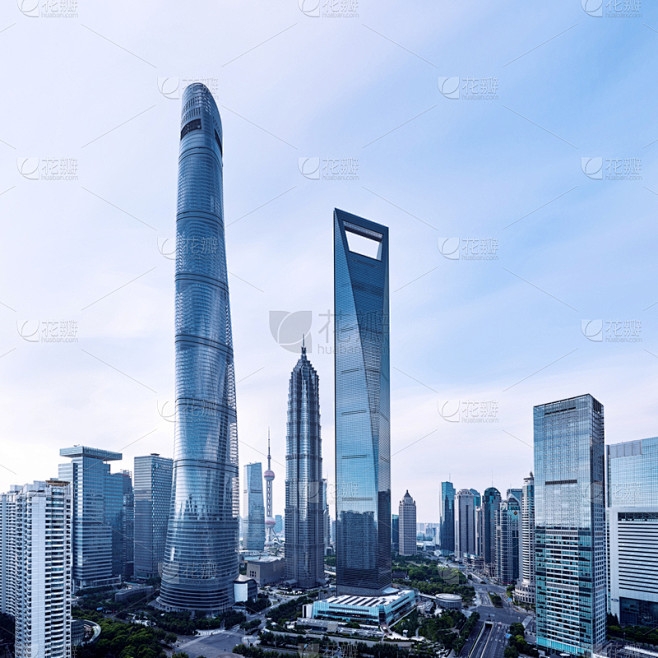 金融区,陆家嘴,上海,桨叉架船,上海中心大厦,特写,云景,中间部分,云,现代