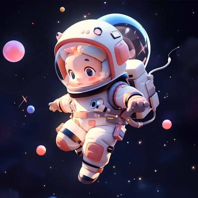Midjourney IP设计 小小宇航员 - 小红书-花瓣网