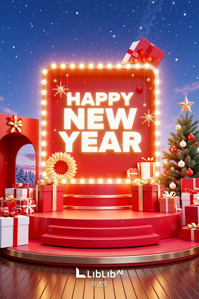 【电商】新年圣诞营销场景lora-LoRA-AImissyou-LiblibAI-花瓣网