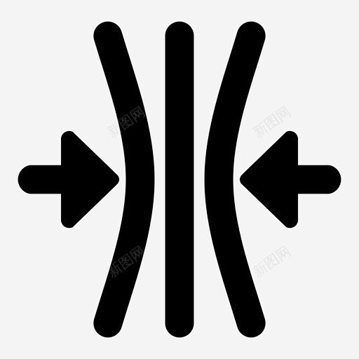 压缩挤压弹性图标 页面网页 平面电商 创意素材-花瓣网