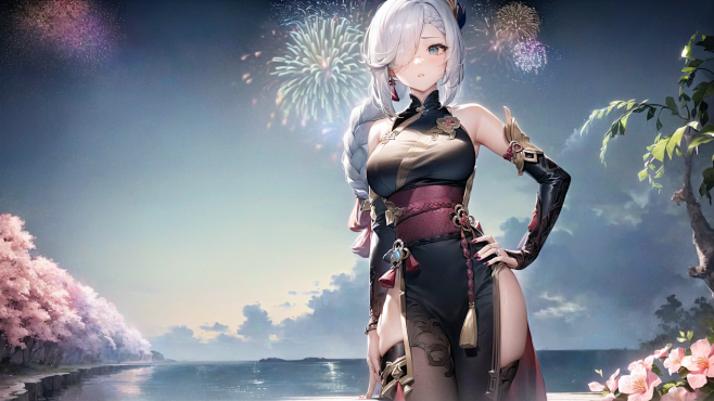 wallhaven电脑壁纸 原画 微博 ig ins 4k 心海更多壁纸@猫的树_ 原神申鹤