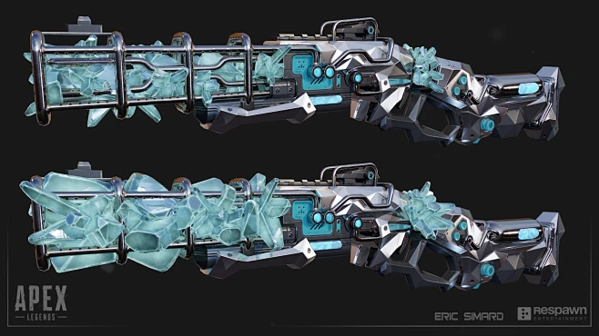 Apex Legends "Frostbite" & "Blood Stone" Legendary Peacekeeper-花瓣网