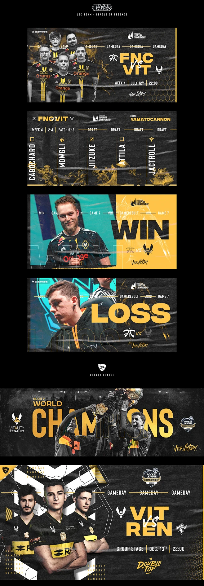 Team Vitality - Season 2019 on Behance-花瓣网
