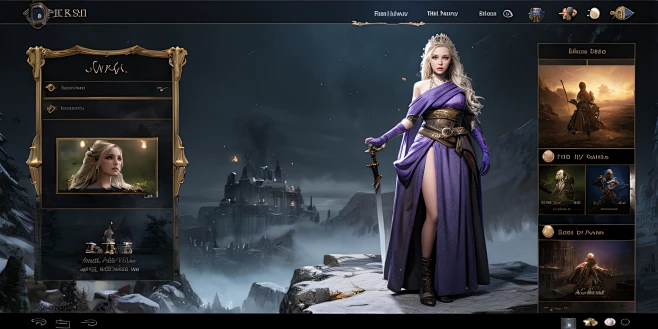 05641-3160362770-Game interface,game icon,character information,tabs ...