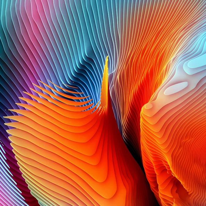 Spirals : Experiments in color, rhythm, and repetition. -花瓣网