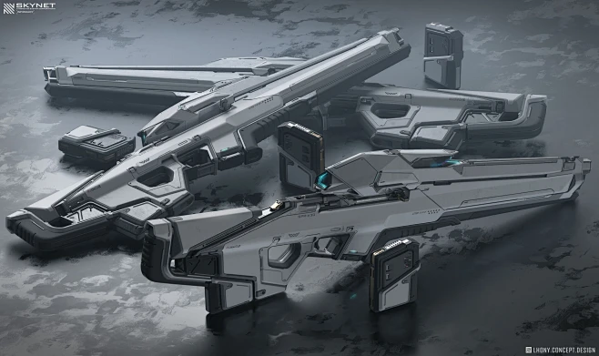 Sci-Fi Plasma Weapon-花瓣网