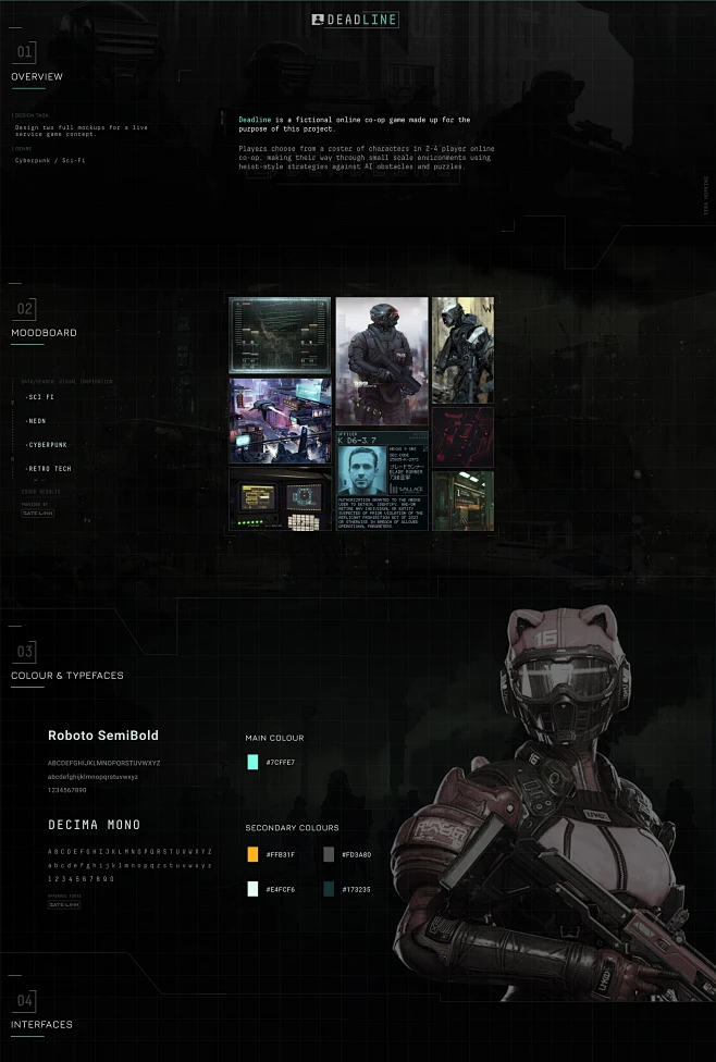 DeadLine - UI Mockup Screens-花瓣网