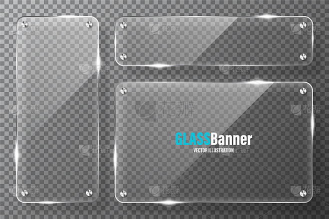 Glass frames with metal holder collection. Realist