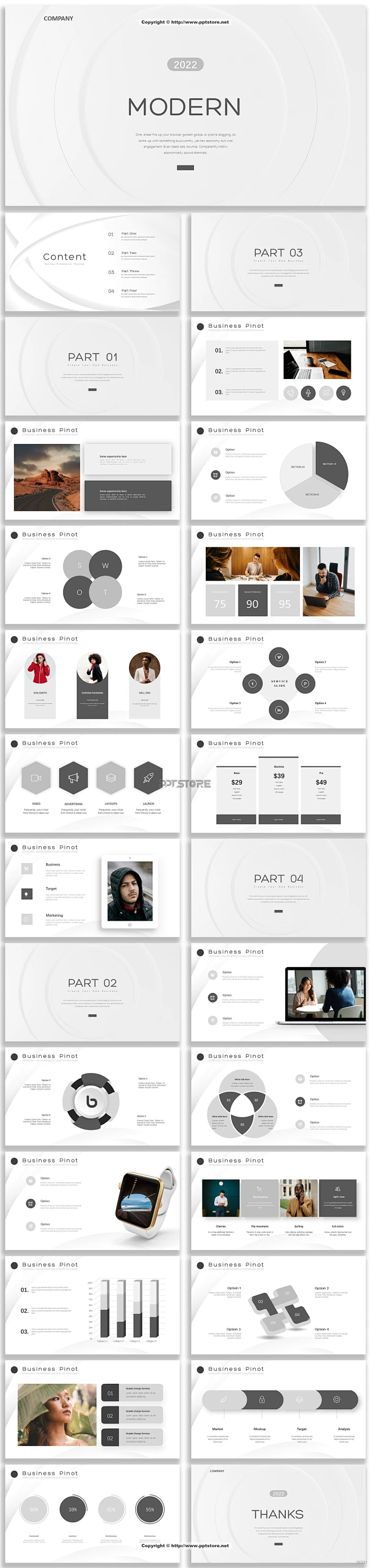 创意几何】简约商务高级灰创意商务汇报总结模板PPT模板】-PPTSTORE-花瓣网