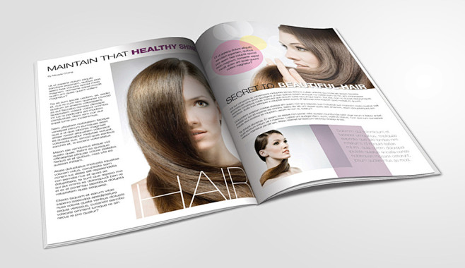 Hair美发杂志设计,美发画册设计,Hair Magazine design,Hair brochure Magazine design