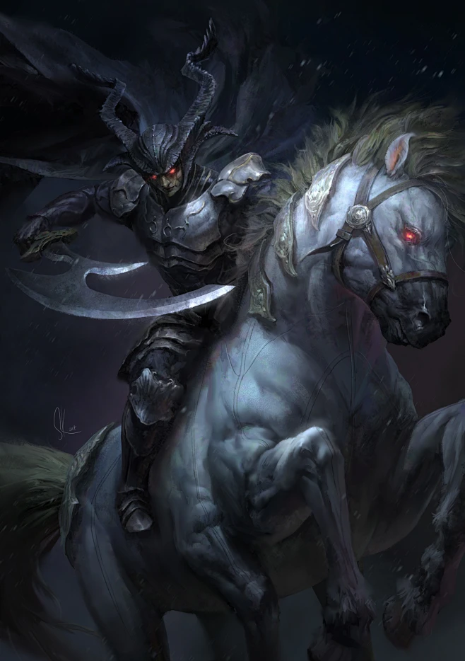 FFVIII - Odin, Francis Tneh : Another piece of ff8 summons fan art.图片 ...